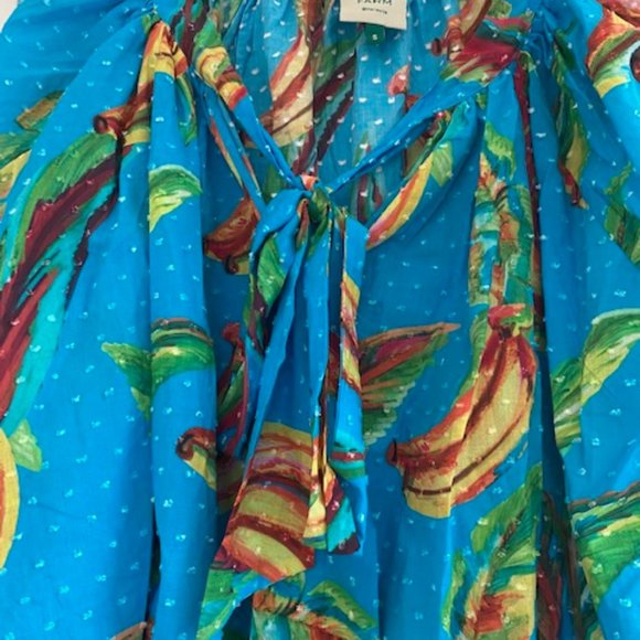 FARM Rio | Tops | Farm Rio Banana Sky Blouse | Poshmark